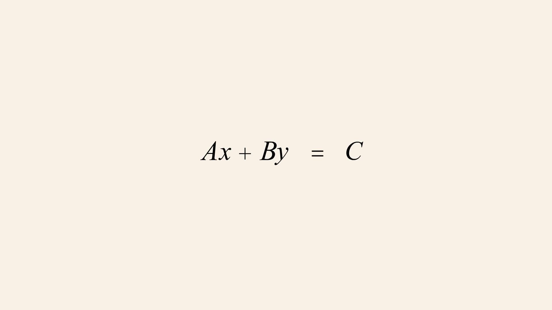Algebra 42 Visualizing Linear Equations In Three Variables Maths